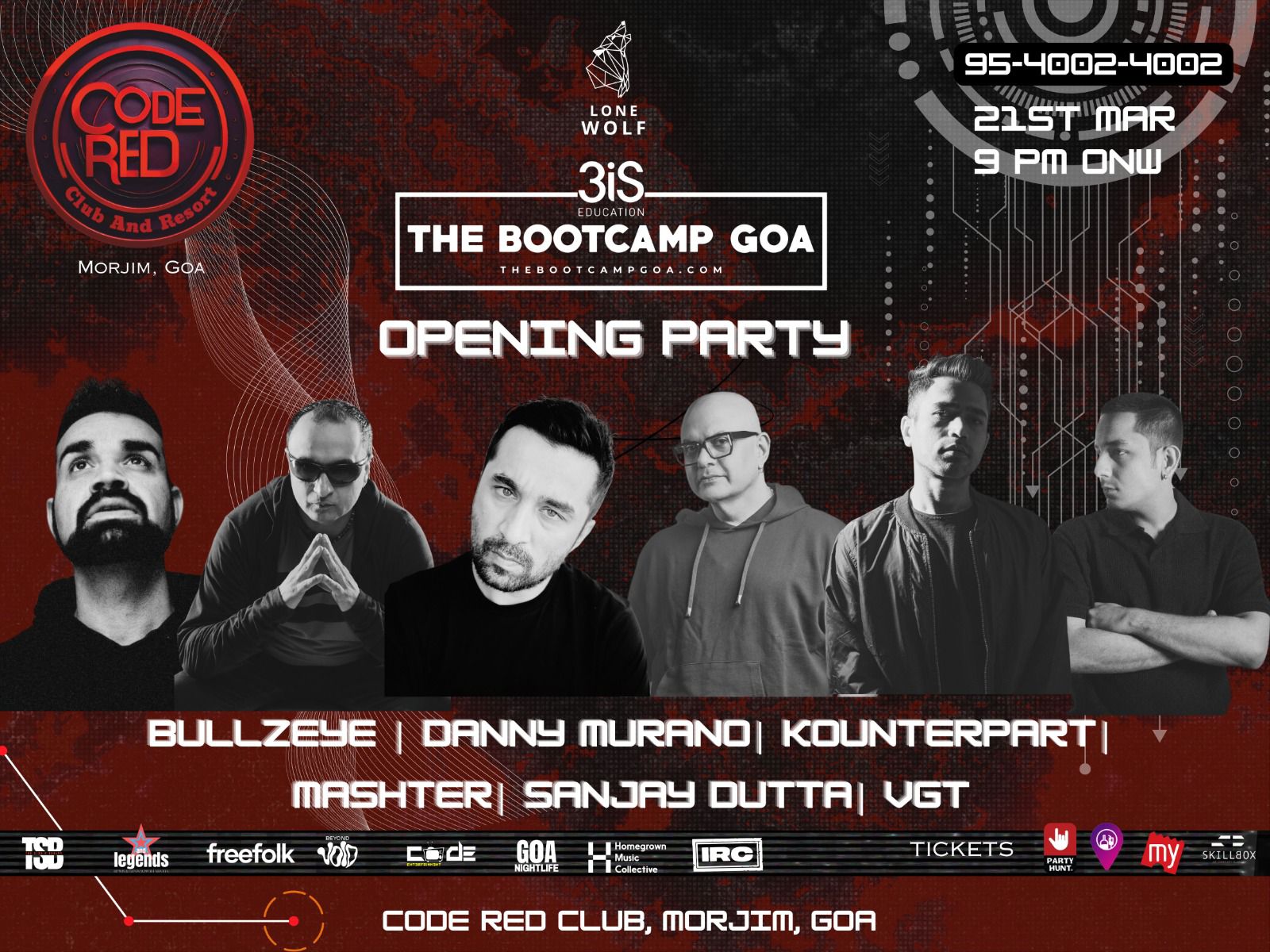The Bootcamp Goa - Opening Party | Code Red