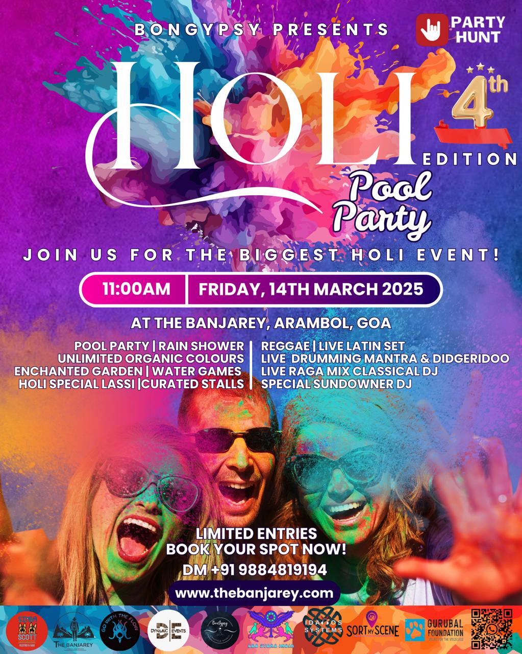 Holi Pool Party | BonGypsy